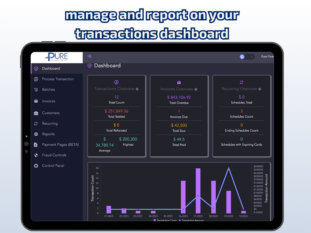 Payment Processing by Pure Finance Group