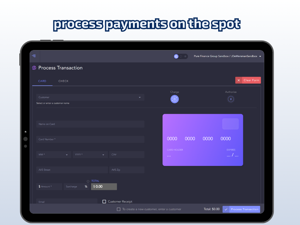 Payment Processing by Pure Finance Group